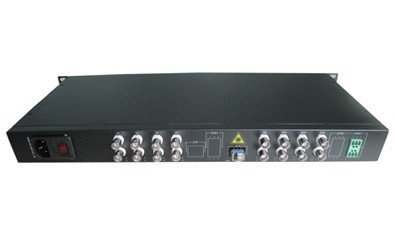 16 channel Video Fiber Multiplexer Data Audio Telephone Ethernet  selectable
