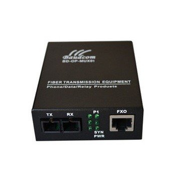 1 channel Voice (FXS/FXO) over fiber modem Ethernet E1 RS232 selectable
