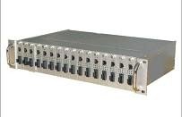 Unmanaged 16 Slots Rack mount Chassis fiber Ethernet Media Converter