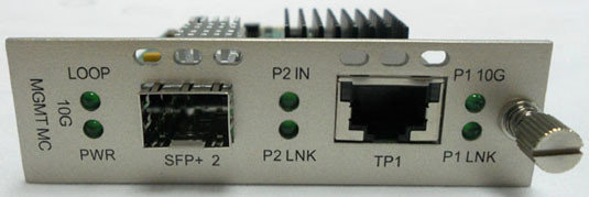 Standalone SFP+ to UTP or XFP to UTP 10G Ethernet Fiber Media Converter