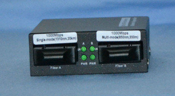 multimode to single mode converter 10/100/1000M Multirate Fiber Mode converter