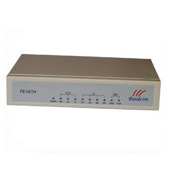 Framed E1 to Ethernet converter Ethernet over E1 converter E1 75ohm and 120ohm