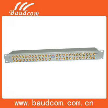 75 ohm to 120 ohm converter 24E1 1.6/5.6 Coax  to RJ45 Balun Panel