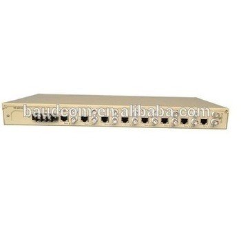 8 E1 to 4 Ethernet Protocol converter with SNMP and console managment