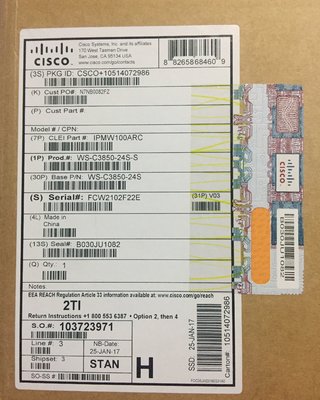 Original new cisco Switch WS-C3850-24S-S