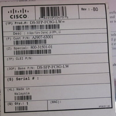 Original new cisco Module DS-SFP-FC8G-LW
