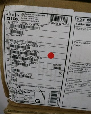 Original new cisco Switch N3K-C3524P-10GX