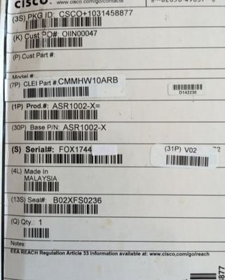 Original new cisco Router ASR1002-X