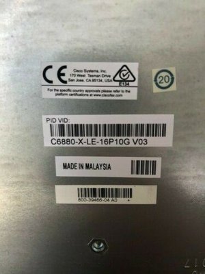 Original new cisco Module C6880-X-LE-16P10G=