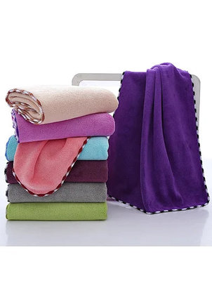 Custom Size Face Hand Towel Candy Color Microfiber Dry Towel