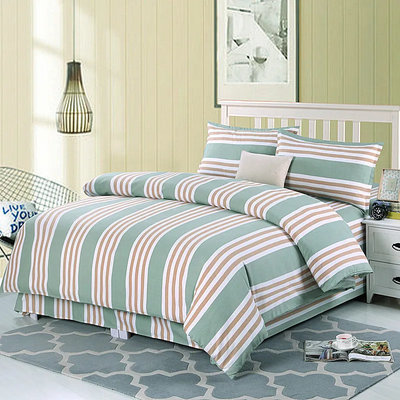 Cotton Bedroom Bedding Set  Home Hotel Woven Bed Sheets Set