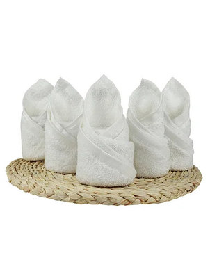 100% Organic Bamboo Fiber Newborn Wash Cloth With SGS Certification