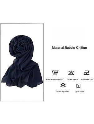 Arab Dubai Muslim Clothing Hijab Plain Head Scarves Women Premium Cotton Hijab