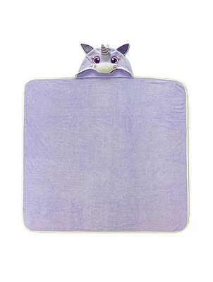 Custom Cartoon Animal Pattern Kids Bath Towels Bamboo Hooded