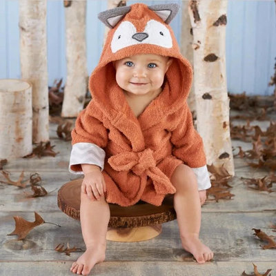 Fleece Hooded Kids Bath Towels Quick Dry Sustainable with SGS Certification
