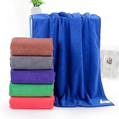 Microfiber Cotton Bath Towel Sets Navy Blue Child  Mini Hand Towels