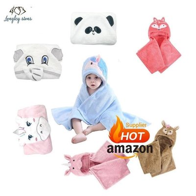 Comfortable Different Cut Custom Bamboo Animal Hooded Towel
