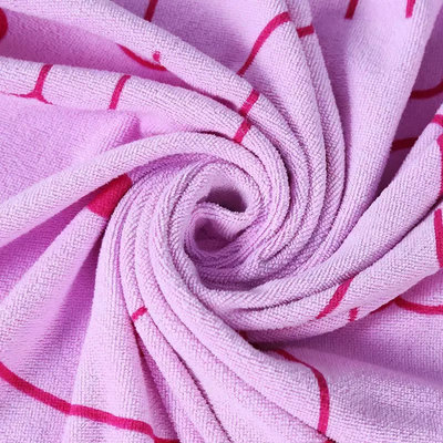Multipurpose Cotton Bath Towel Sets Super Water Absorption Printed Microfiber