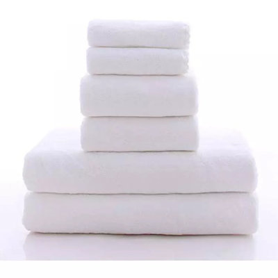 Hotel Face Hand Cotton Bath Towel Sets 100 Cotton 200-400gsm
