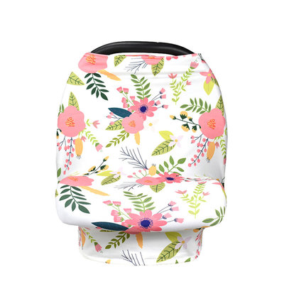 Breathable Cotton Baby Car Seat Cover Beauty Printing ODM OEM Service