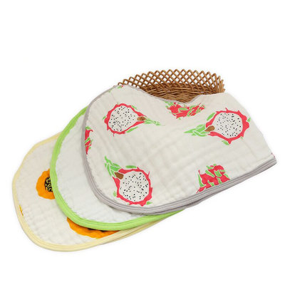 Ultra Soft Organic Cotton 8 Layers Baby Bib And Burp Cloth Set