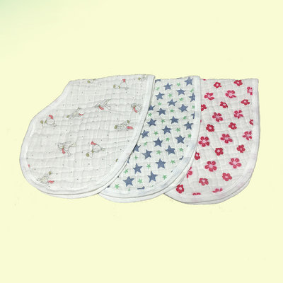 Plain Dyed Newborn Wash ClothThree Layer For Baby Nursing