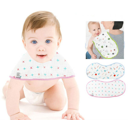 Plain Dyed Newborn Wash ClothThree Layer For Baby Nursing