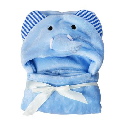 Unique Newborn Infant Bath Towels Custom Pattern Animal Bamboo Hooded