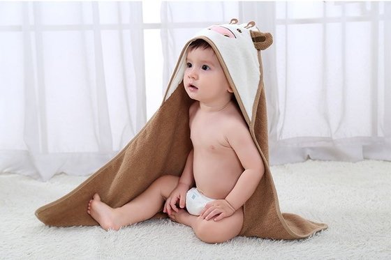 Soft Quck Dry Kids Bath Towels Custom Super Cotton Or Bamboo