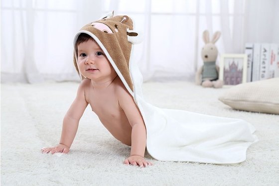 Soft Quck Dry Kids Bath Towels Custom Super Cotton Or Bamboo