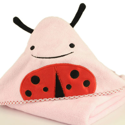 100% Cotton Plush New Born Towel Cartoon Quick Dry Hooded Towel