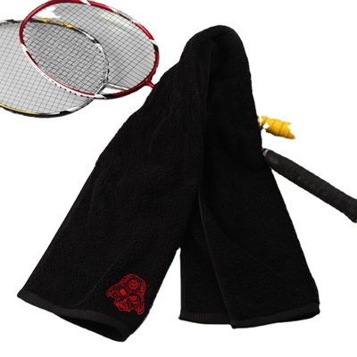 Quick Dry Custom Cotton Sport Sweat Towel Fingertip Embroidery