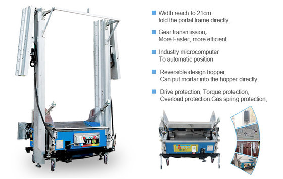 Factory supply Model 8 Most Portable Automatic Wall Plastering Machine