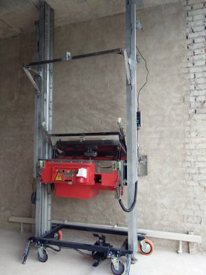Widen and foldable portal frame  New Model Automatic Wall Plastering Machine For Building