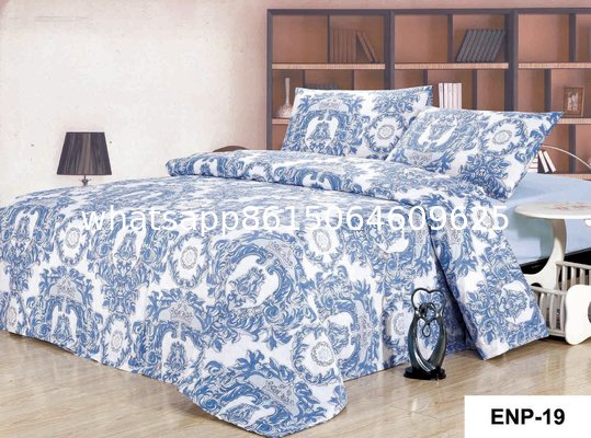 Pigment Printed Sheet Set Cotton Bedding Sheets