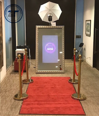 Wide-View Camera Kiosk, Portable Instant Photo Printer, Selfie Machine Kiosk