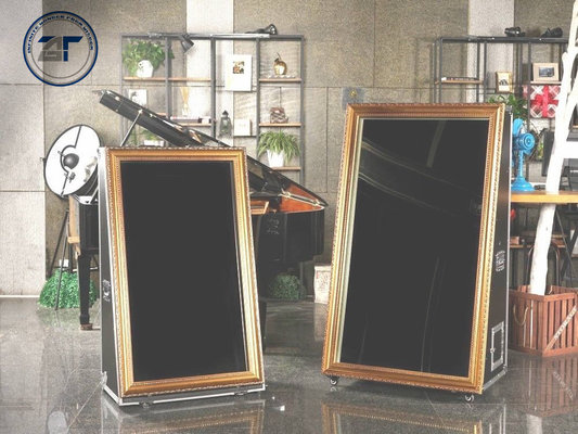 Wide-View Camera Kiosk, Portable Instant Photo Printer, Selfie Machine Kiosk