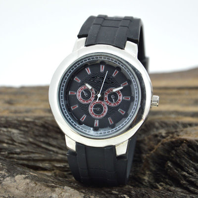 Multifunction Pink Silicone Wrist Watch , Silicone Bracelet Watches
