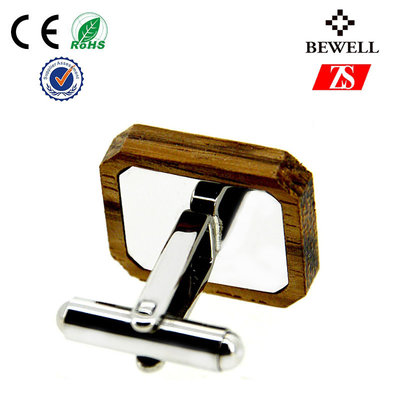 Handmade Gentleman Wood Cufflink For Wedding With Custom Logo