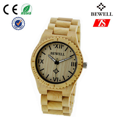 Luxury Japanese Movement KOA / Bamboo Wooden Watch For Gentleman