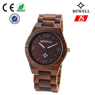 Luxury Japanese Movement KOA / Bamboo Wooden Watch For Gentleman