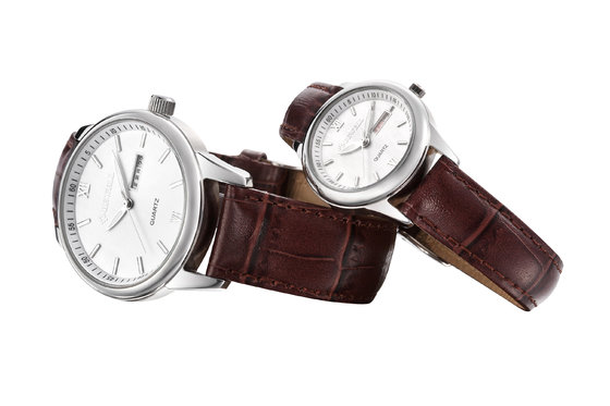 Luxury Gents Stainless Steel Watches , Mens Large Face Wrist Watches