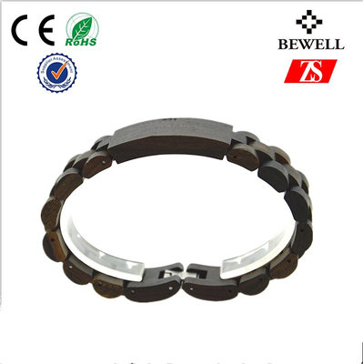 Eco - Friendly Watch Wooden Band , Black Sandalwood Accessories For Women