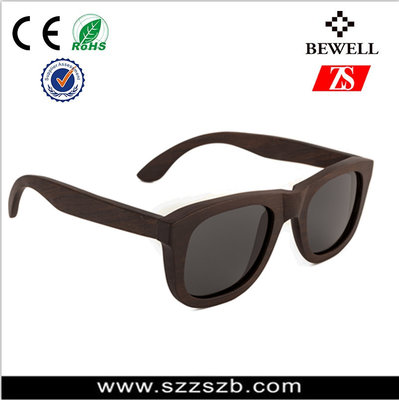 UV 400 Protection  Polarized TAC Lens Custom Design Wooden Sunglasses Spring Hinge