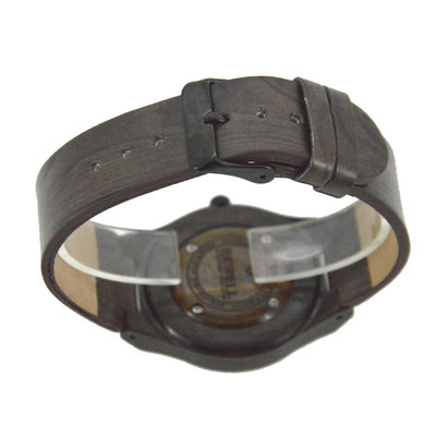 Japanese Movement Wood Watch With Leather Band  , Tense Couple Wooden Hand Watch