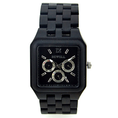 Six Hands Black Sandalwood Watch / Promotional Men Wood Watch