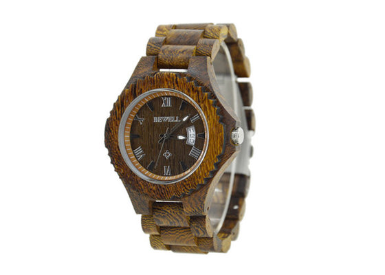 Life waterproof Wooden Wrist Watches Mineral Glass Miyota Movement Full Non - Toxic