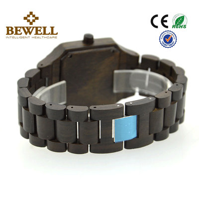 Natural Black - Sandalwood Men Wooden Watches , handmade all wood watch