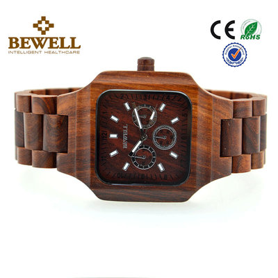 Red Sandalwood unique Men Wooden Watches With Japan 2035 Movement
