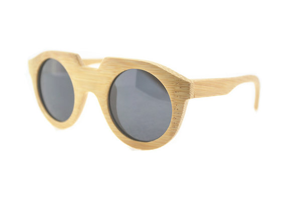 Bamboo Natural Wood Frame Sunglasses Polarized Europe Standard